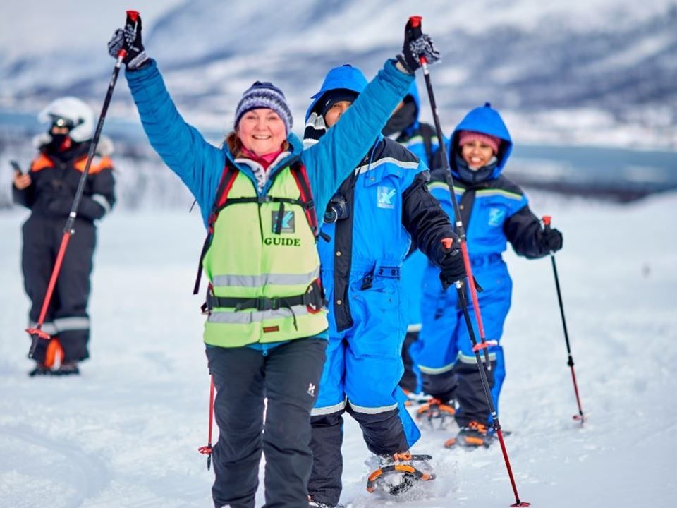 Snowshoe Hike in the Lyngen Alps